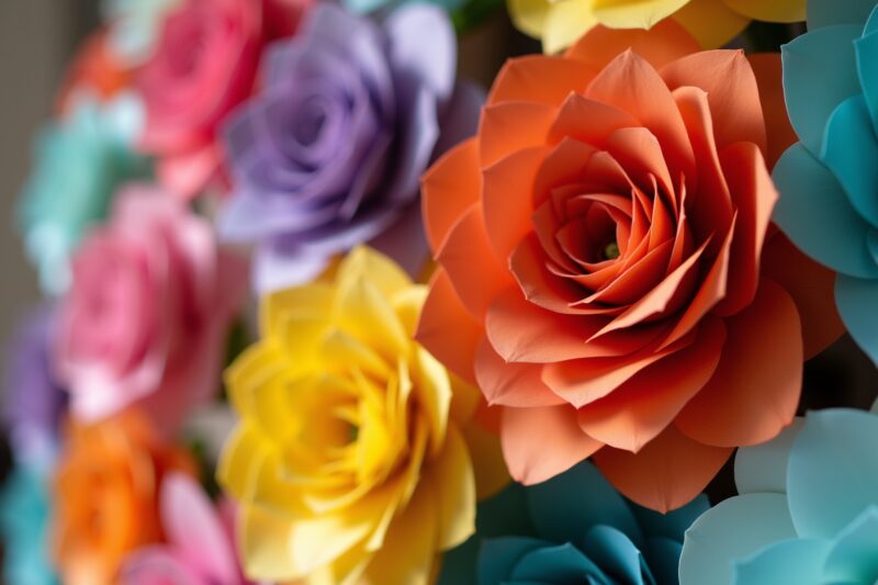 10 Blumen basteln: Kreative Ideen für bunte Deko
